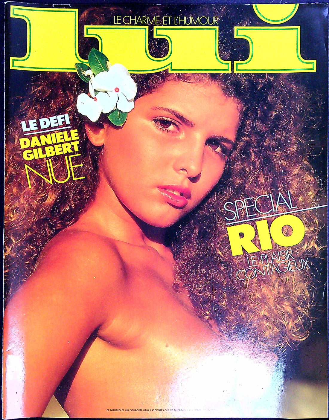 Magazine Erotique Lui + Poster N° 3 Daniele Gilbert Nue – MyReference